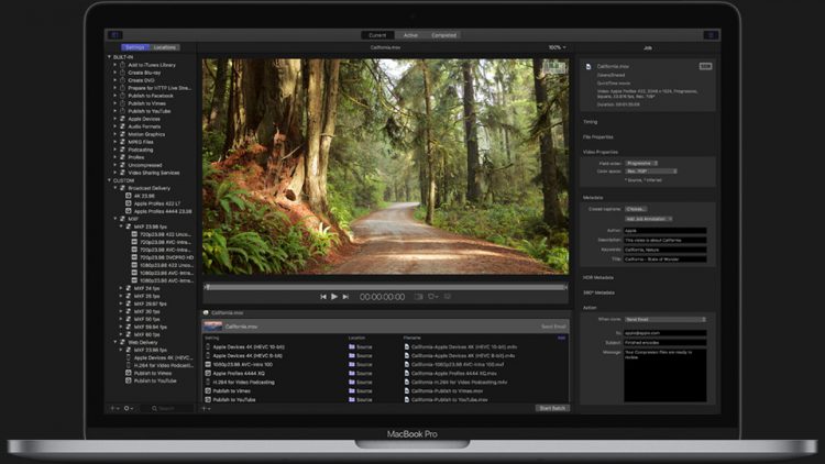 Mac软件：Apple Compressor v4.8 视频压缩编码输出软件 - 捡屁笑的小站