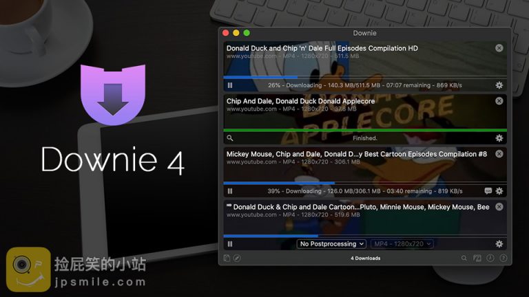 MAC软件：Downie 4 v4.11.3 极致好用的视频下载利器 - 捡屁笑的小站